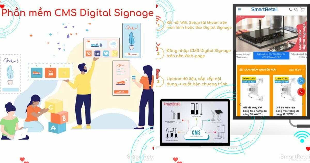 Digital Signage Software | Phần mềm CMS Digital Signage
