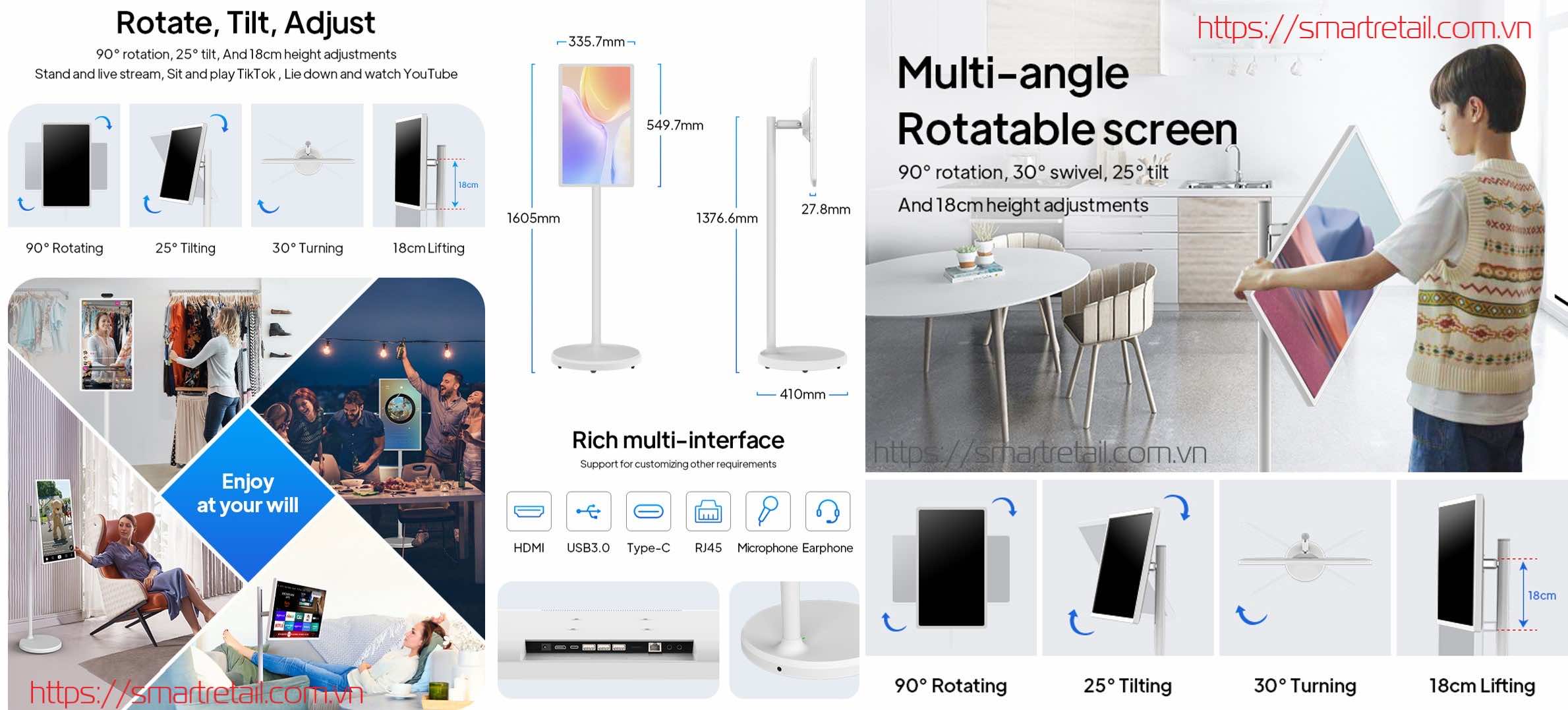 Màn hình cảm ứng Stand by Me 24 Inch tiện ích thông minh